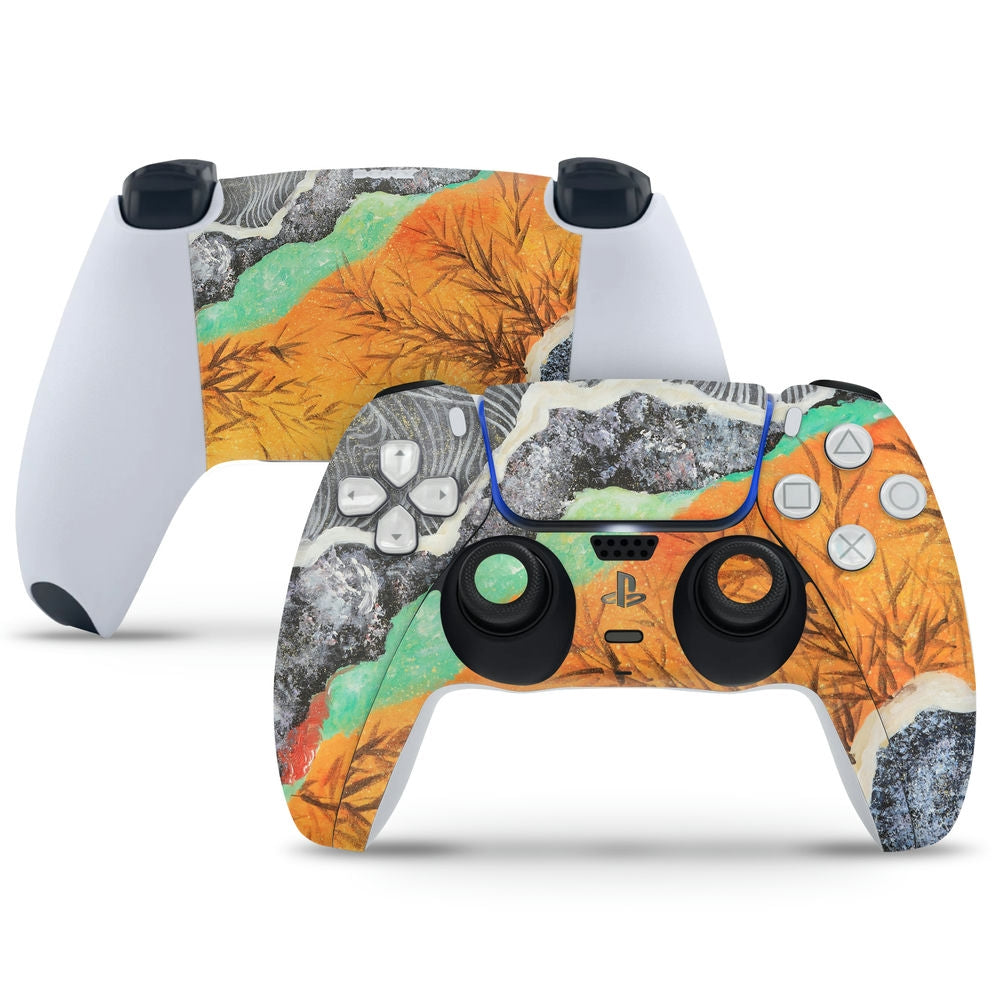PlayStation 5 Controller Skin - Coloufull River Side Painting – SkinsLegend