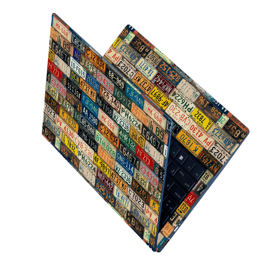 Shop Number Plates Laptop Skin | Buy Online Now – SkinsLegend