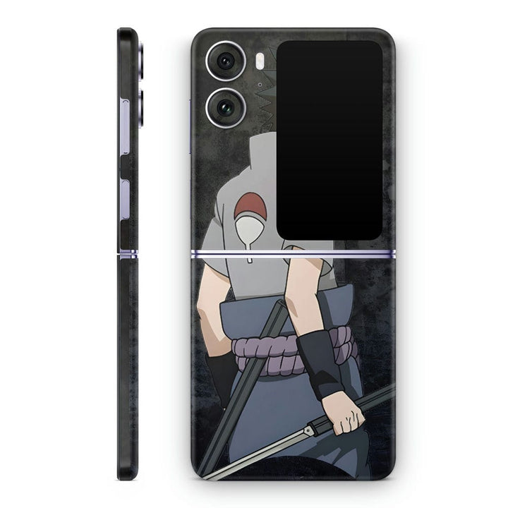 Mobile Skin Wrap Anime Sasuke Uchiha Back View : Protect Your Phone and ...