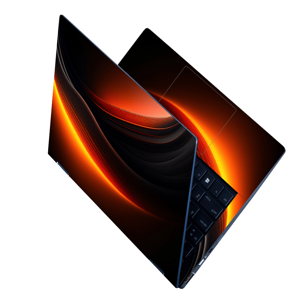 Shop Black Grunge Lightning Abstract Laptop Skin | Buy Online Now ...