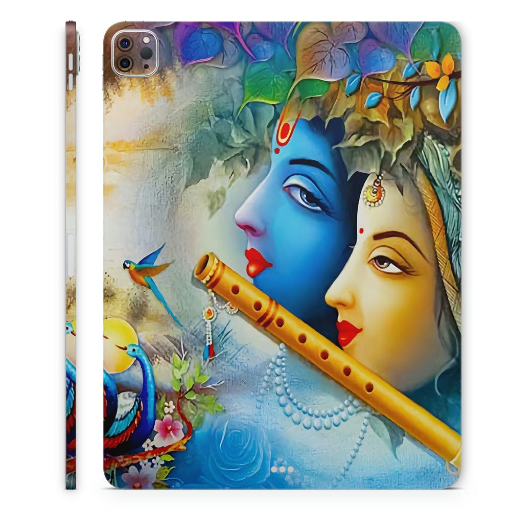 Radha Krishna Bird Tablet Skin Wrap - Elevate Your Tablet's Look ...