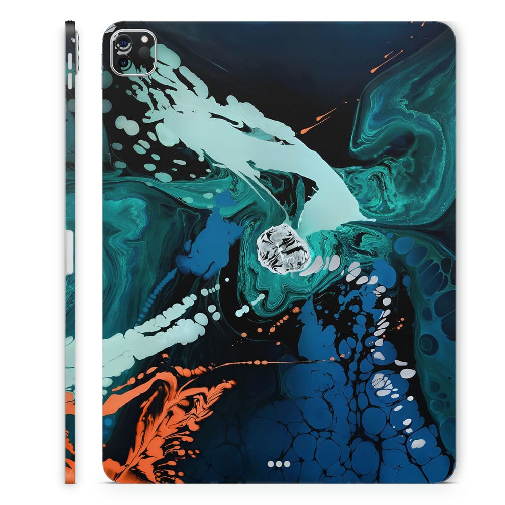 Blue Shaded Stone Tablet Skin Wrap - Elevate Your Tablet's Look ...