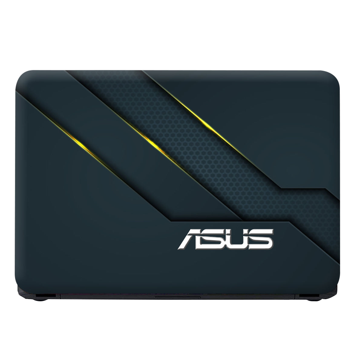 Shop Asus Silver With Yellow Highlighter Printed Laptop Skin | Buy ...