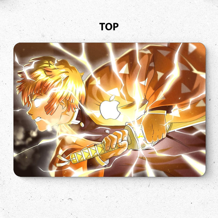 Laptop Skin for Apple MacBook - Zenitsu Agatsuma Kimetsu No Yaiba ...