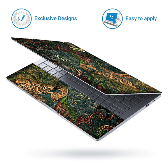 Full Panel Laptop Skin - Antique Peacock Feather – SkinsLegend