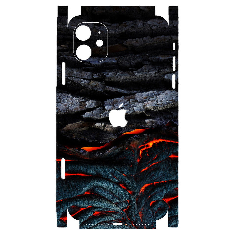 Apple iPhone Skin Wrap - Orange Lava Design – SkinsLegend