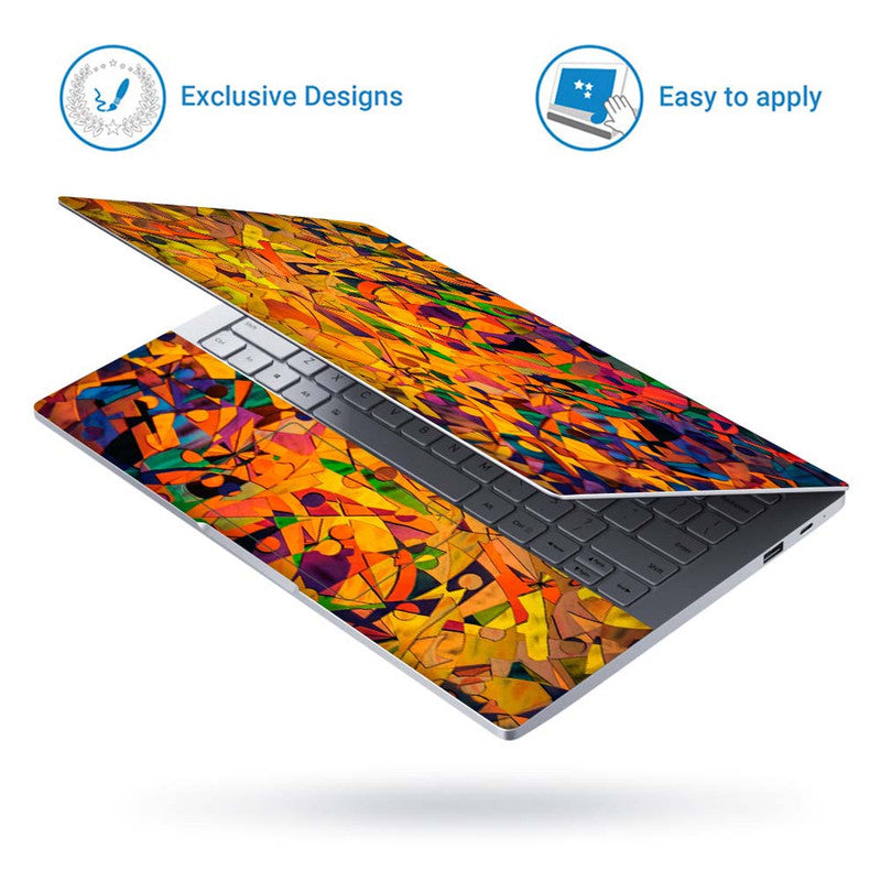 Full Panel Laptop Skin - Colourfull Abstract – SkinsLegend