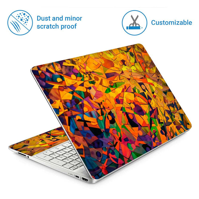 Full Panel Laptop Skin - Colourfull Abstract – SkinsLegend