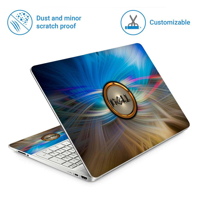 Full Panel Laptop Skin - Dell Logo Art – SkinsLegend