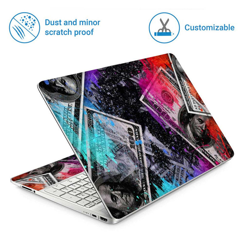 Full Panel Laptop Skin - Dollar Abstract – SkinsLegend