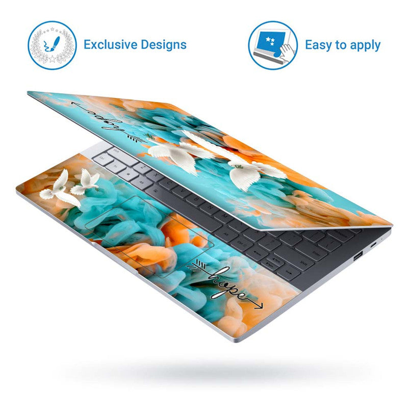 Full Panel Laptop Skin - Dove Hope Smoke – SkinsLegend