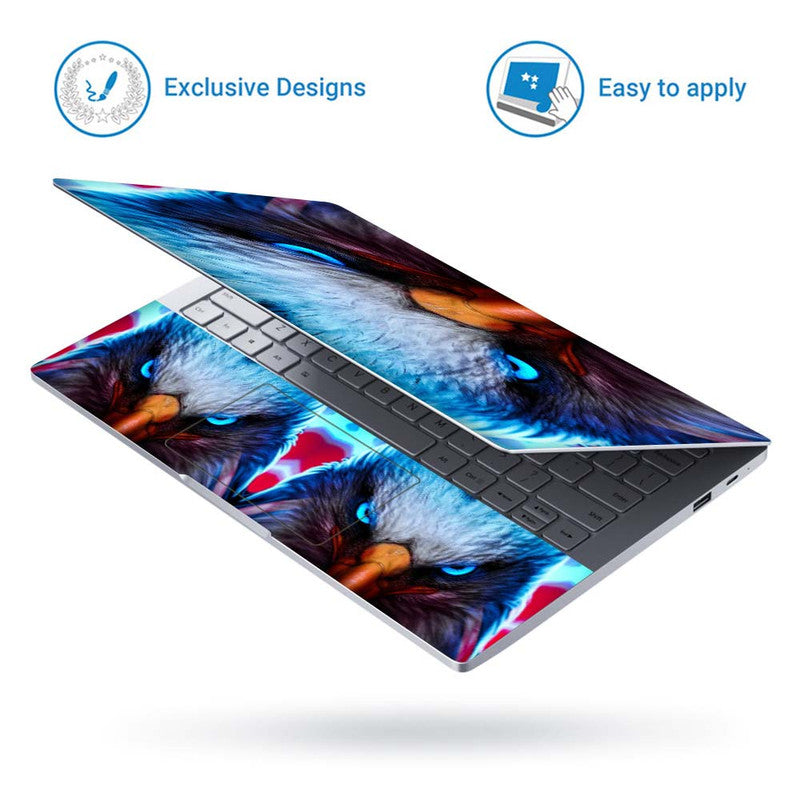 Full Panel Laptop Skin - Eagle Eyes Digital Art – SkinsLegend