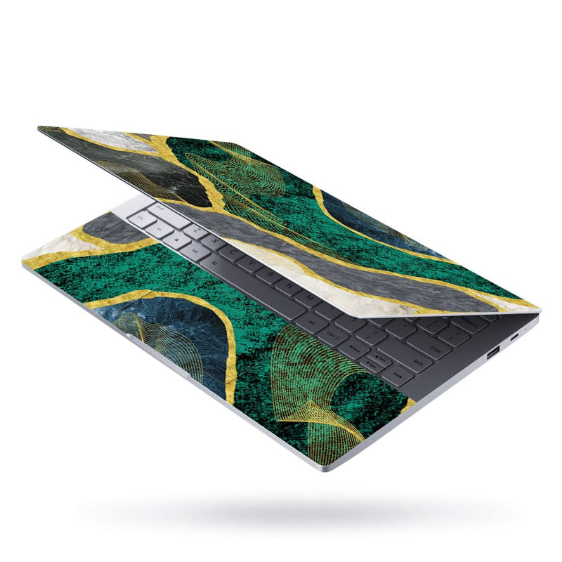 Laptop Skin - Golden Highlighter On Grey Rock for 15.6 inch Laptop ...