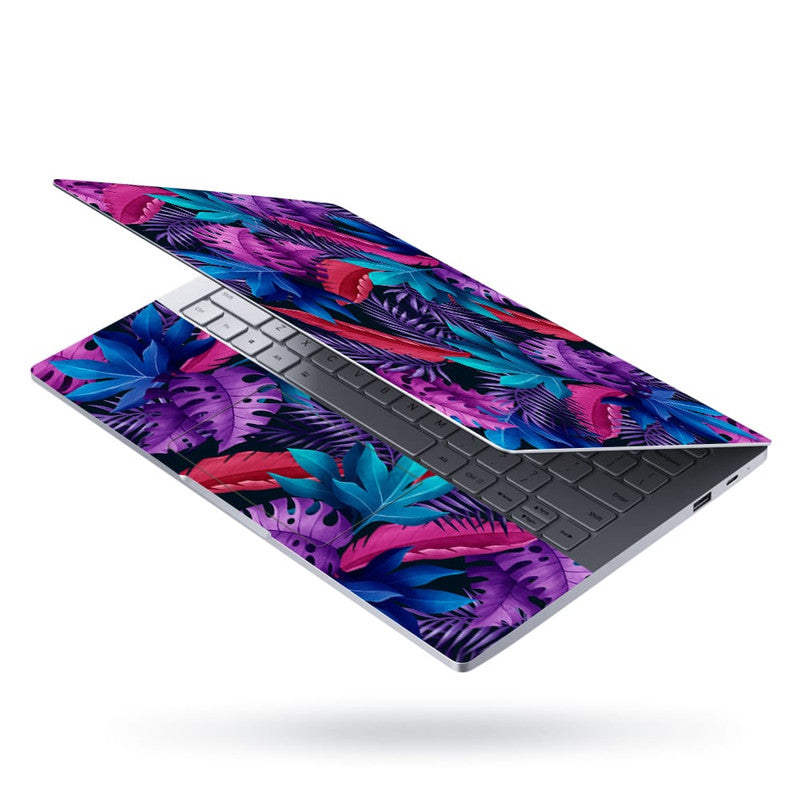 Laptop Skin - Pink Leaves Floral for 15.6 inch Laptop – SkinsLegend