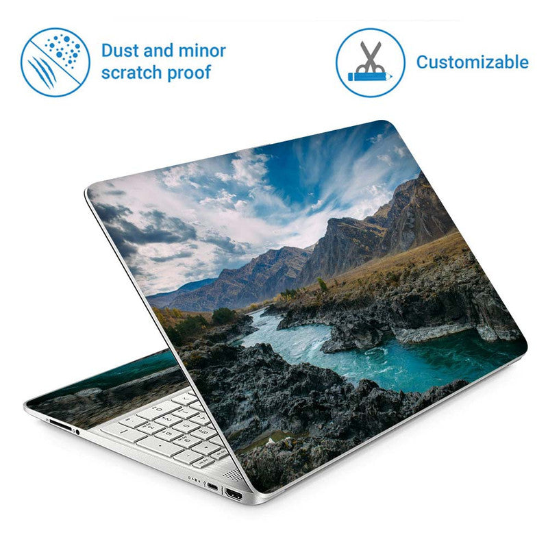 Full Panel Laptop Skin - Green Water Scenary – SkinsLegend