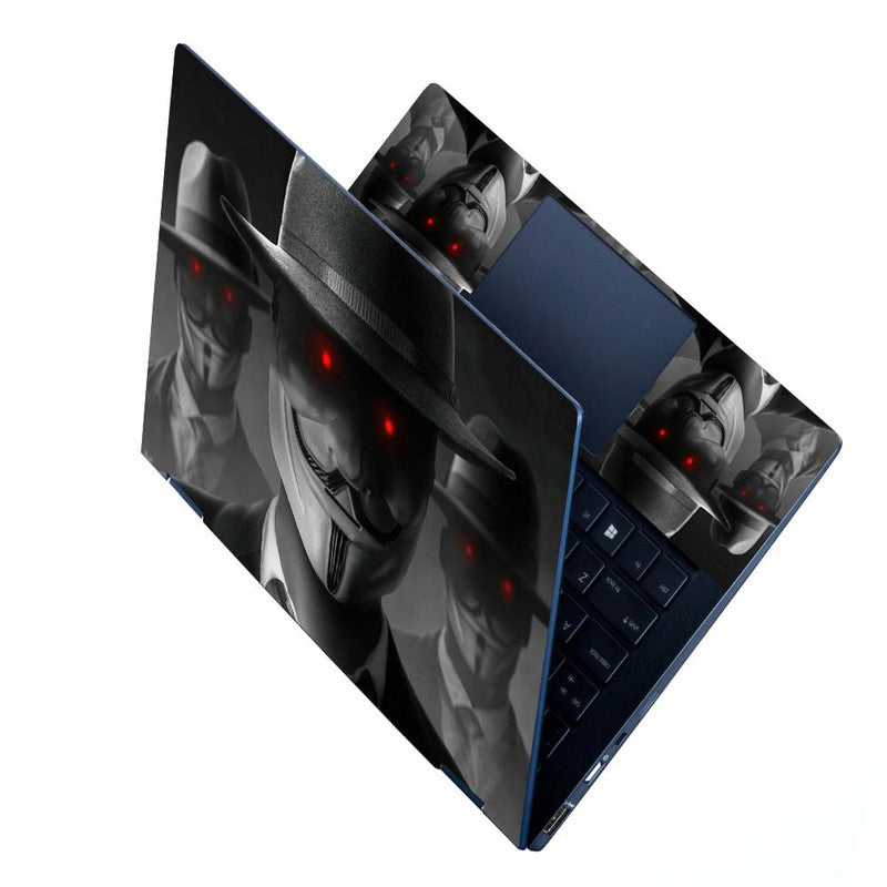 Full Panel Laptop Skin - Hacker Anonymous Evil – SkinsLegend