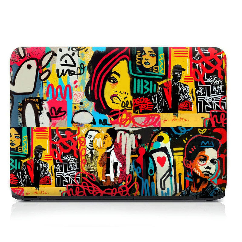 Laptop Skin - Girl Boy Face Graffiti for 15.6 inch Laptop – SkinsLegend