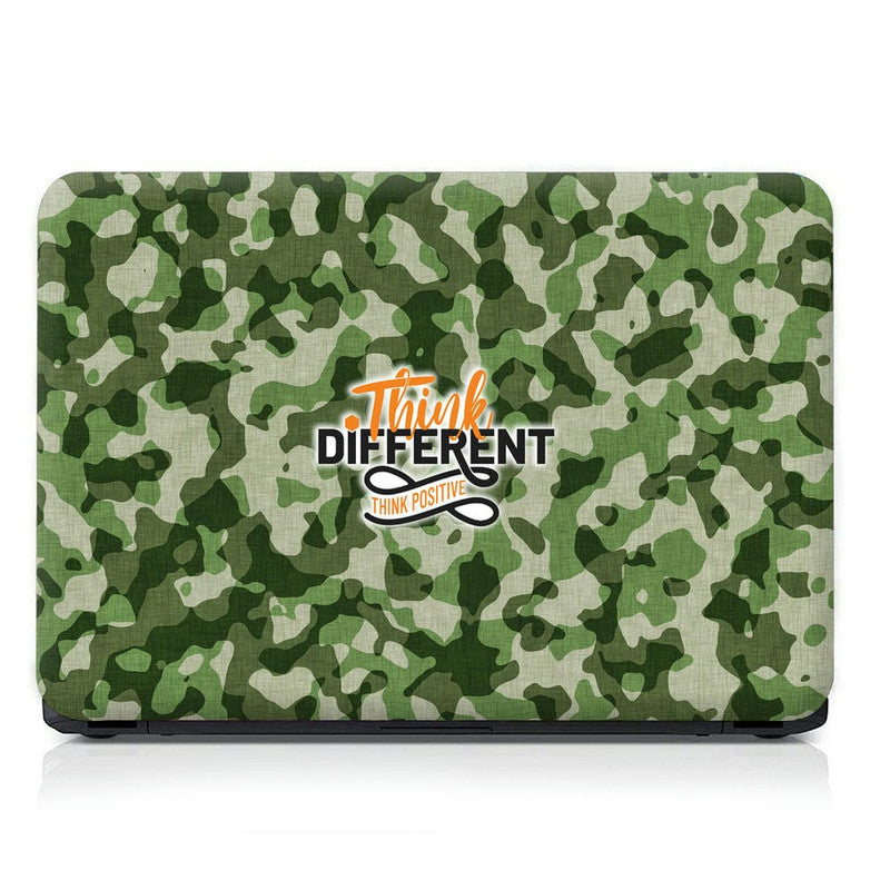 Laptop Skin - Think Different Green Camouflage for 15.6 inch Laptop ...