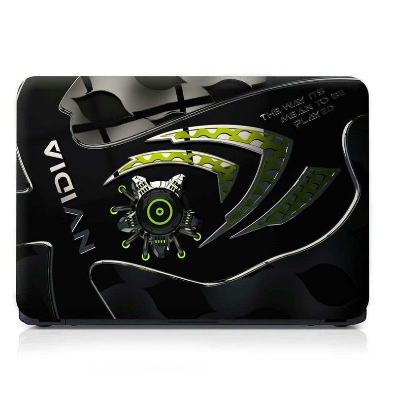 Full Panel Laptop Skin - Nvidia Gear Black – SkinsLegend