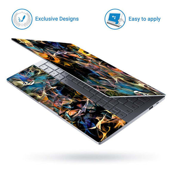 Full Panel Laptop Skin - Smoky Fractal Pattern – SkinsLegend