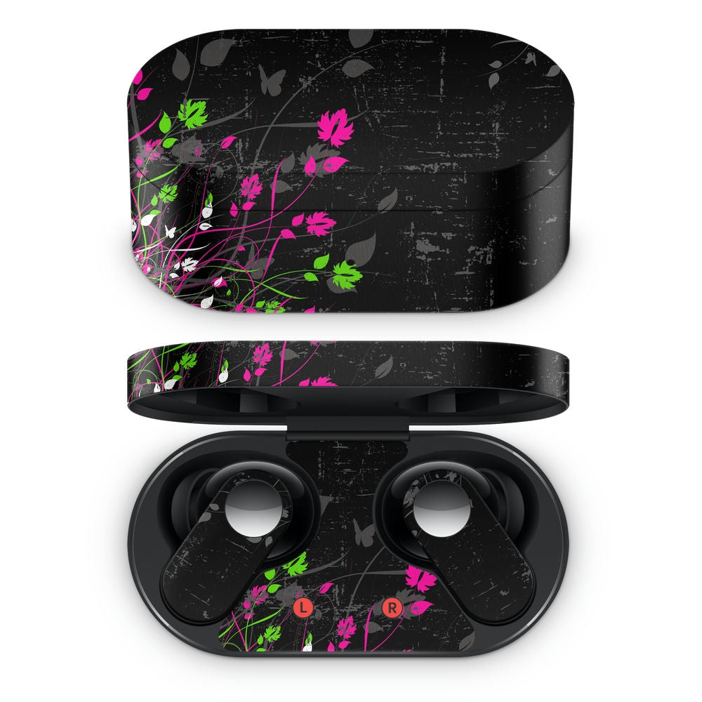 Enhance Your Oneplus Nord Buds with Floral Grunge Earbud Skin | SkinsLegend