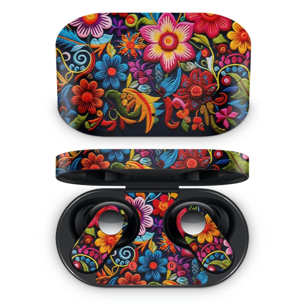 Enhance Your Oneplus Nord Buds with Thread Floral Black Bottom Earbud ...
