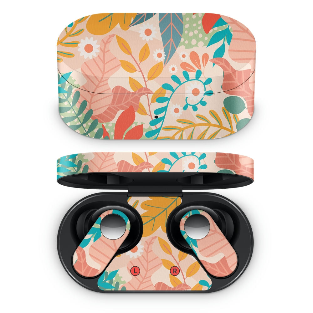 Enhance Your Oneplus Nord Buds with Light Shaded Floral Earbud Skin ...