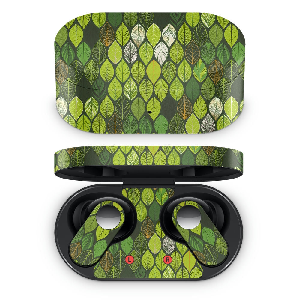 Enhance Your Oneplus Nord Buds with Beautiful Leaf Pattern Earbud Skin ...