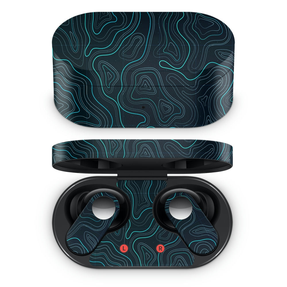 Enhance Your Oneplus Nord Buds with Topography Pattern TP05 Earbud Skin ...