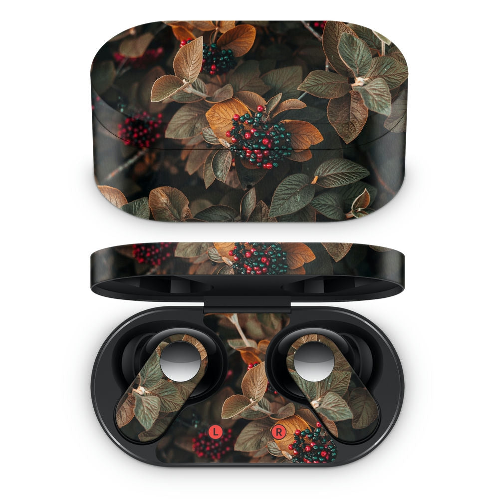 Enhance Your Oneplus Nord Buds with Brown Shaded Leaves Blossom Design ...