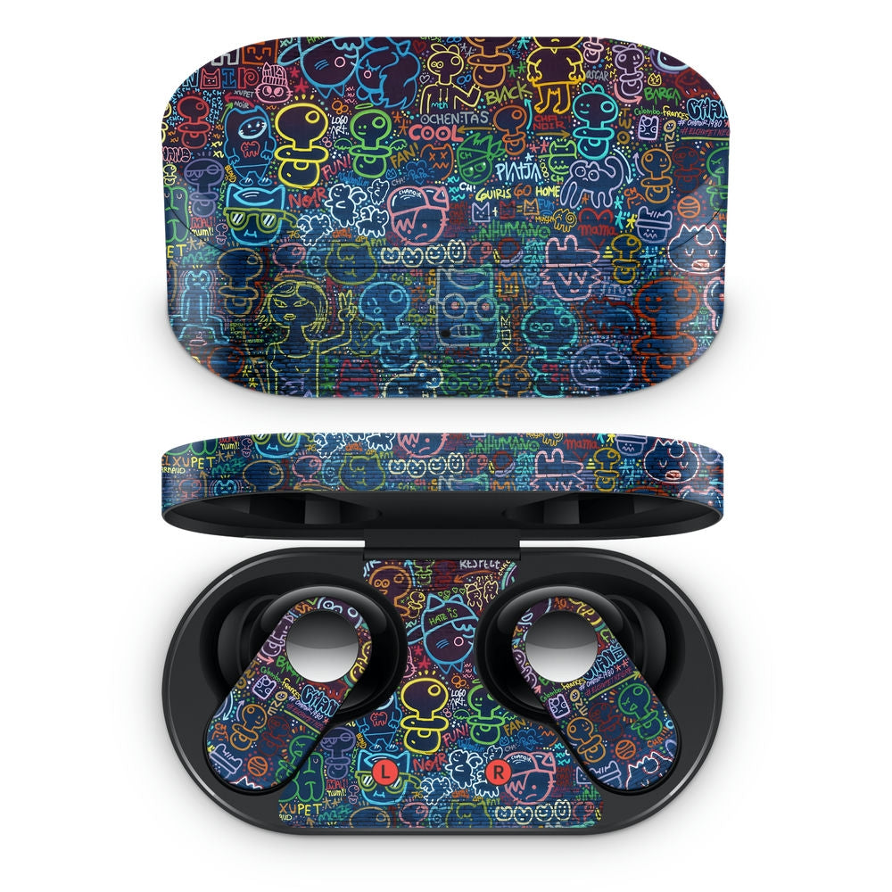 Enhance Your Oneplus Nord Buds with Love Cats Neon Art Earbud Skin ...