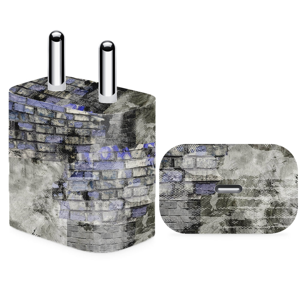 Shop Grey Blue Texture Background Charger Skin | Buy Online Now ...