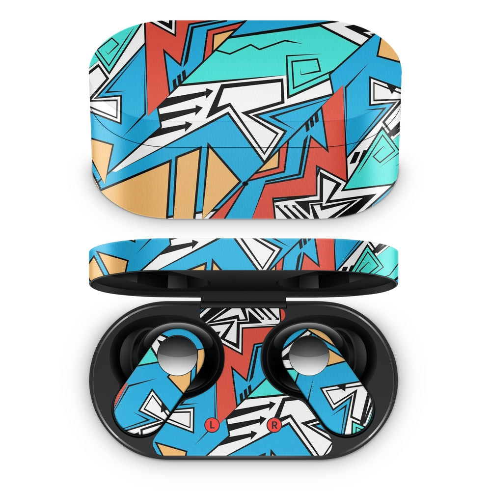 Enhance Your Oneplus Nord Buds with Three Black Arrows Abstract Earbud ...