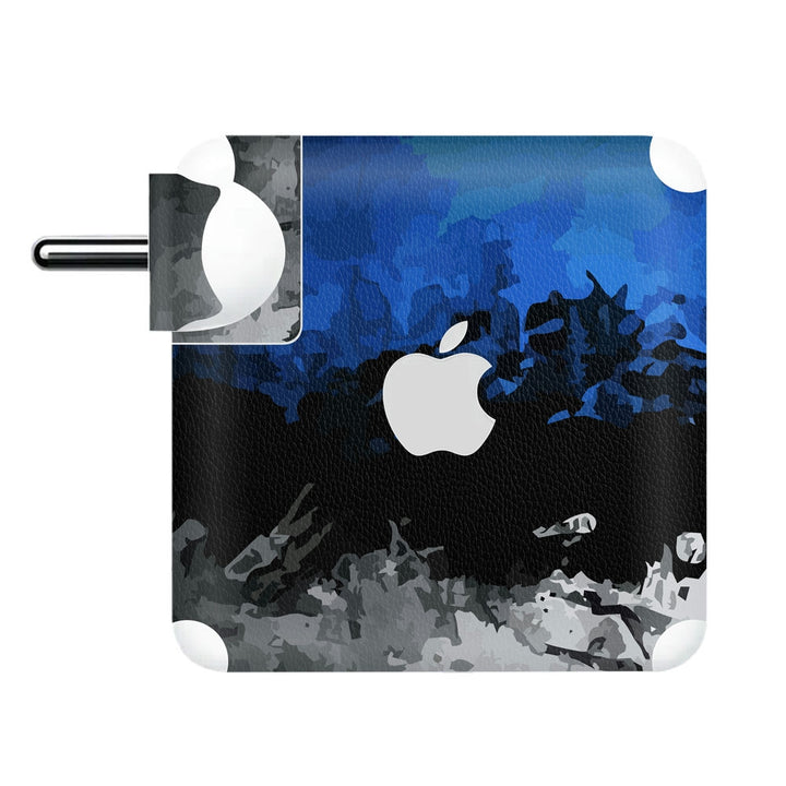 Shop Blue Black Grey Art Charger Skin | Buy Online Now – SkinsLegend
