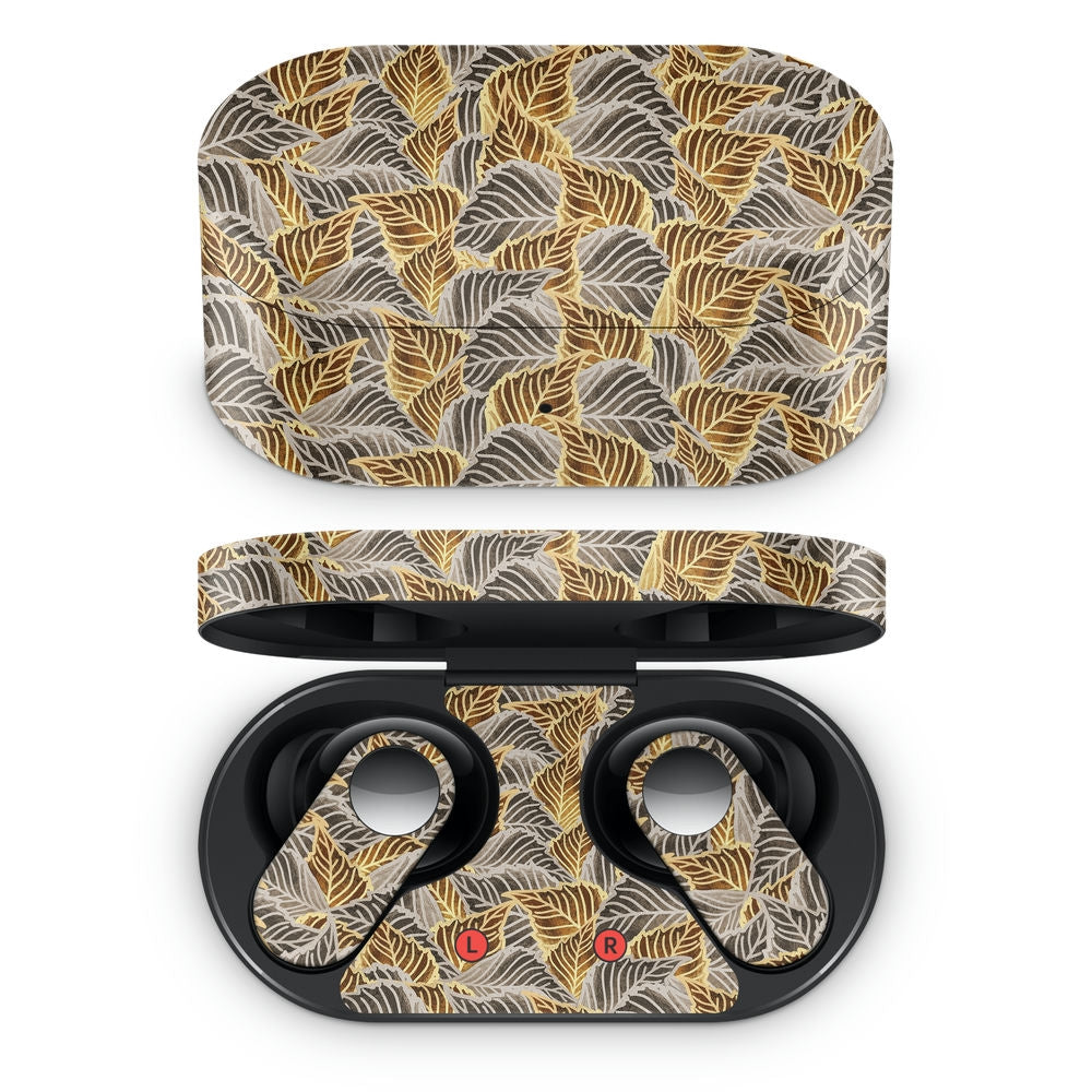 Enhance Your Oneplus Nord Buds with Golden Grey Multi Leaf Art Earbud ...