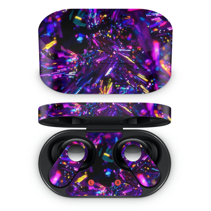 Enhance Your Oneplus Nord Buds with Multicolor 3D Particles Earbud Skin ...