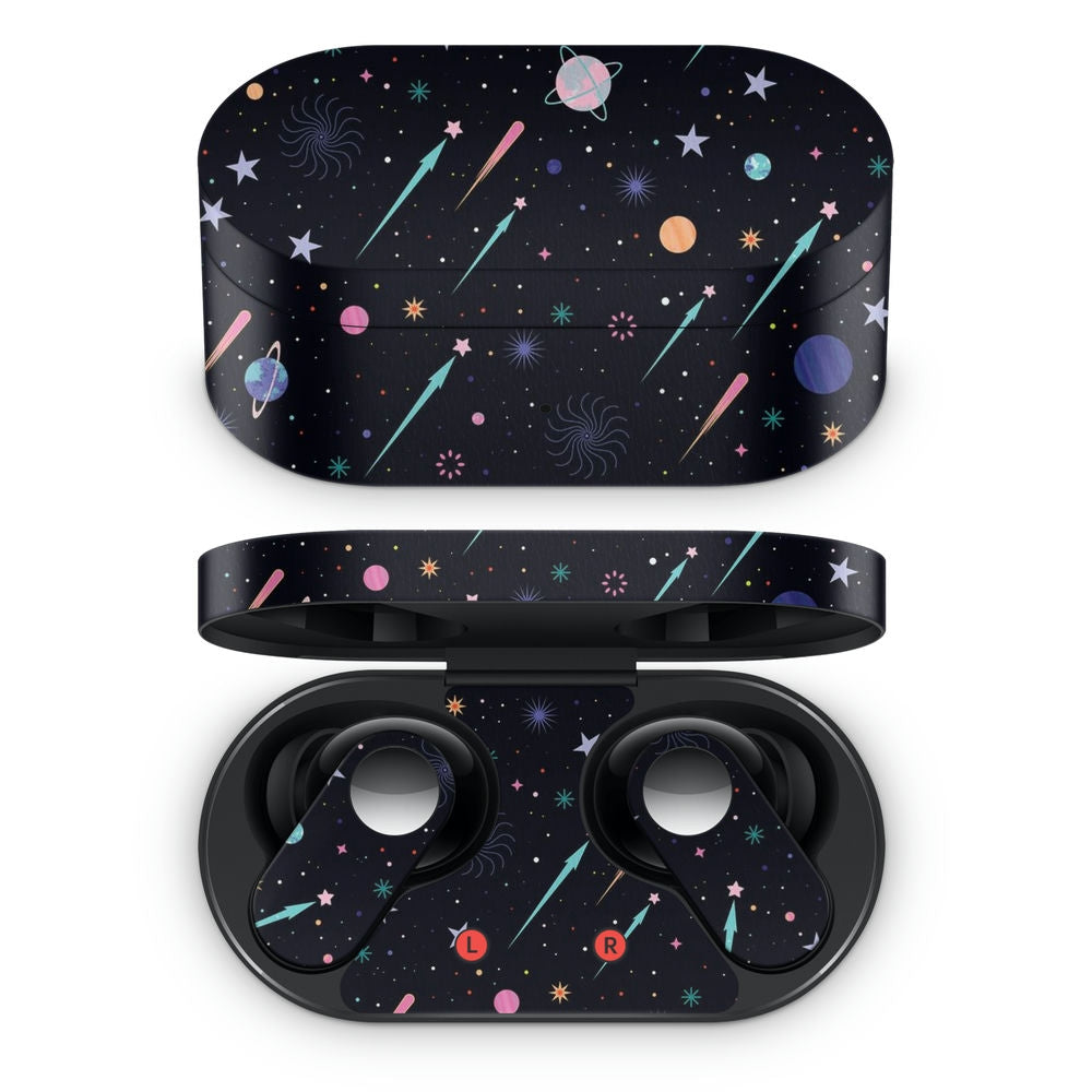 Enhance Your Oneplus Nord Buds with Galaxy Black Earbud Skin | SkinsLegend
