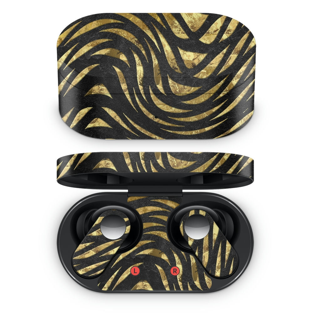 Enhance Your Oneplus Nord Buds with Black Highlighter Waves On Golden ...