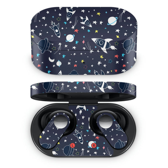 Enhance Your Oneplus Nord Buds with Space Symbol Drawing on Black ...