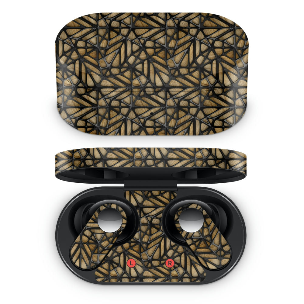 Enhance Your Oneplus Nord Buds with Black Hard Net Design on Wooden ...