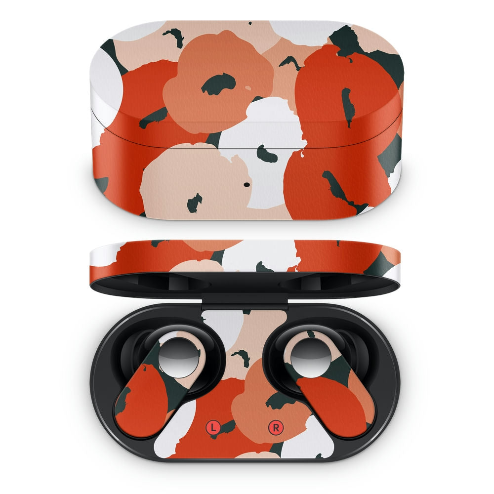 Enhance Your Oneplus Nord Buds with Orange White Circle Abstract Earbud ...