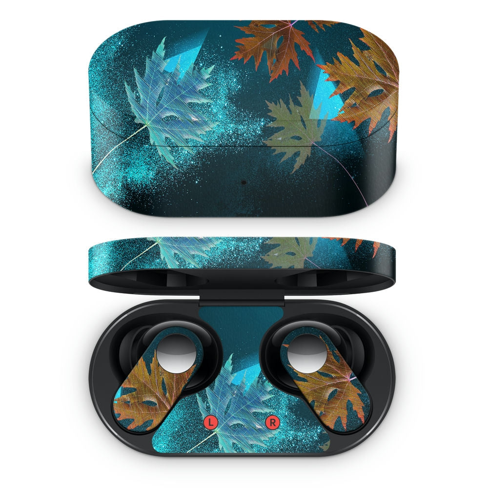 Enhance Your Oneplus Nord Buds with Blue Brown Sparkle Leaves Earbud ...