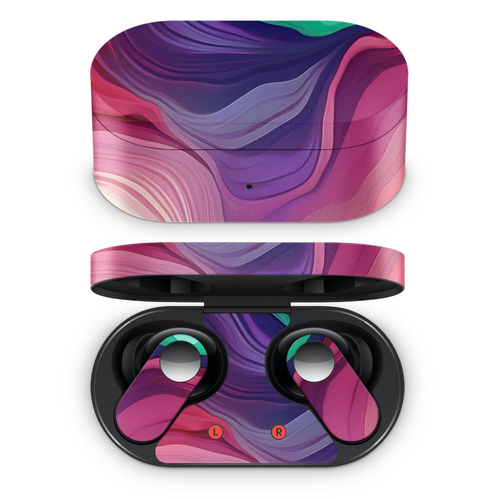 Enhance Your Oneplus Nord Buds with Multicolour Waves Earbud Skin ...