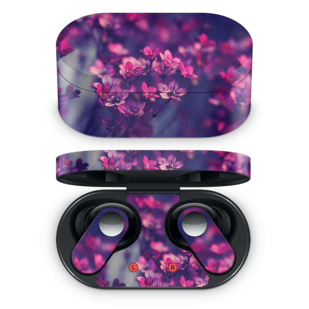 Enhance Your Oneplus Nord Buds with Red Pink Blue Flowers Earbud Skin ...