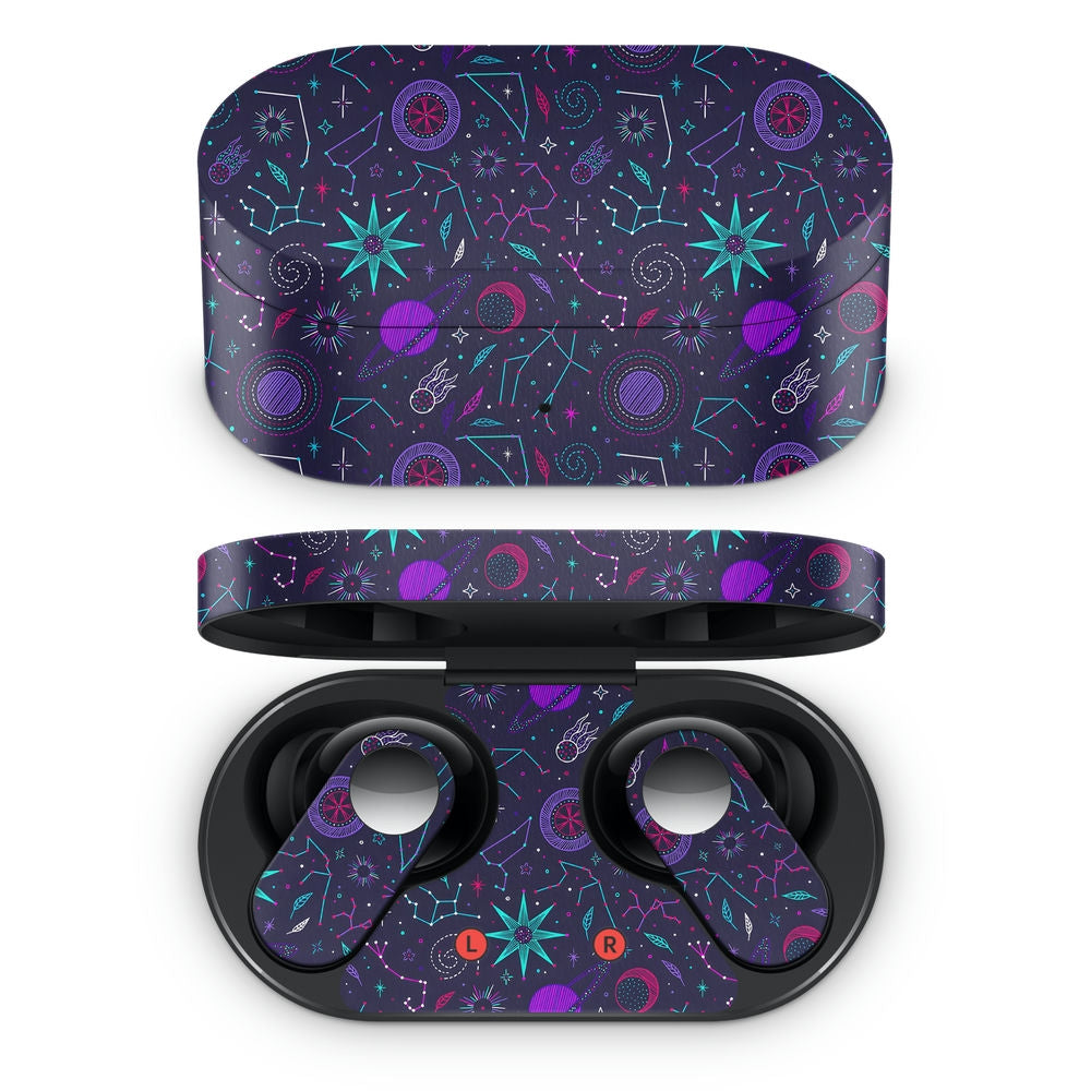 Enhance Your Oneplus Nord Buds with Neon Space Symbols Earbud Skin ...