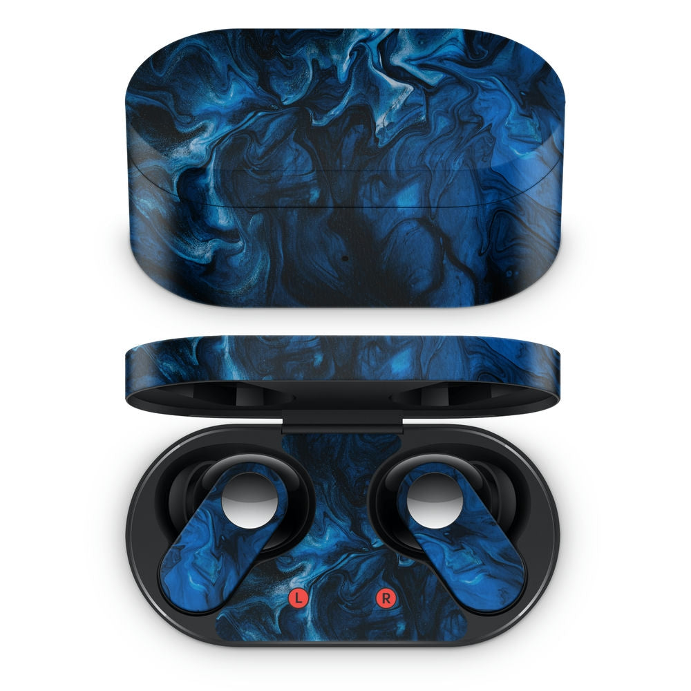 Enhance Your Oneplus Nord Buds with Blue Watercoloe Art Earbud Skin ...