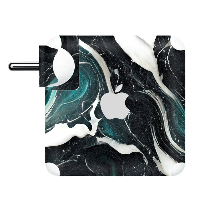 Shop Blue Black White Stone Art Charger Skin | Buy Online Now – SkinsLegend