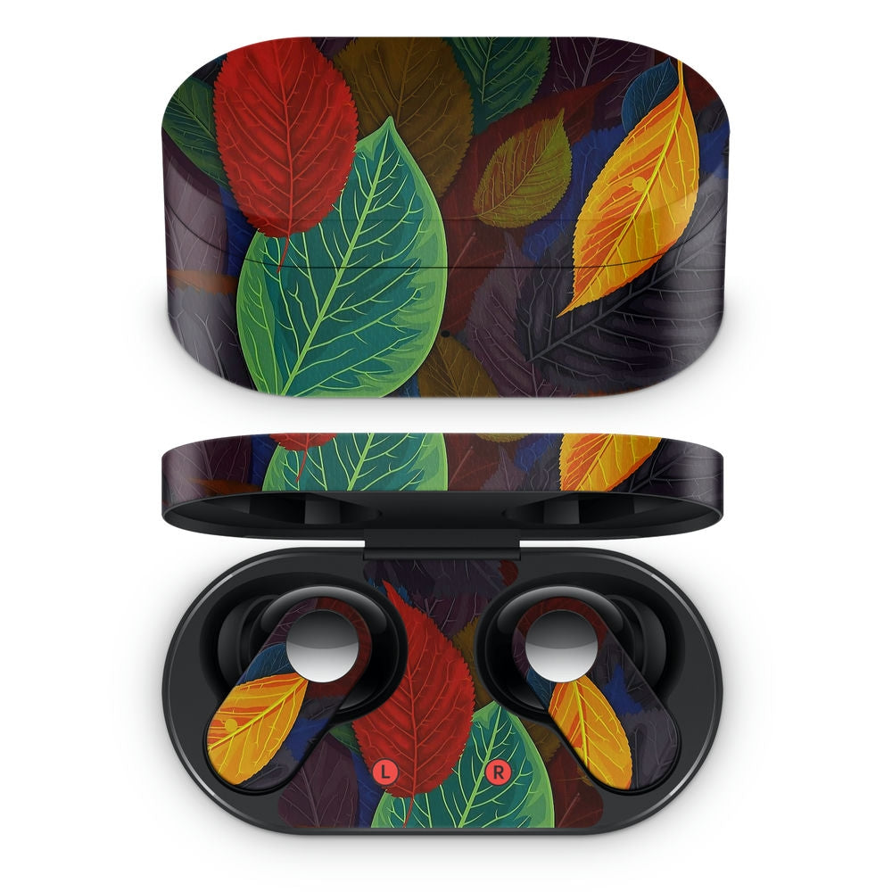 Enhance Your Oneplus Nord Buds with Multicolor Leaf Art Earbud Skin ...
