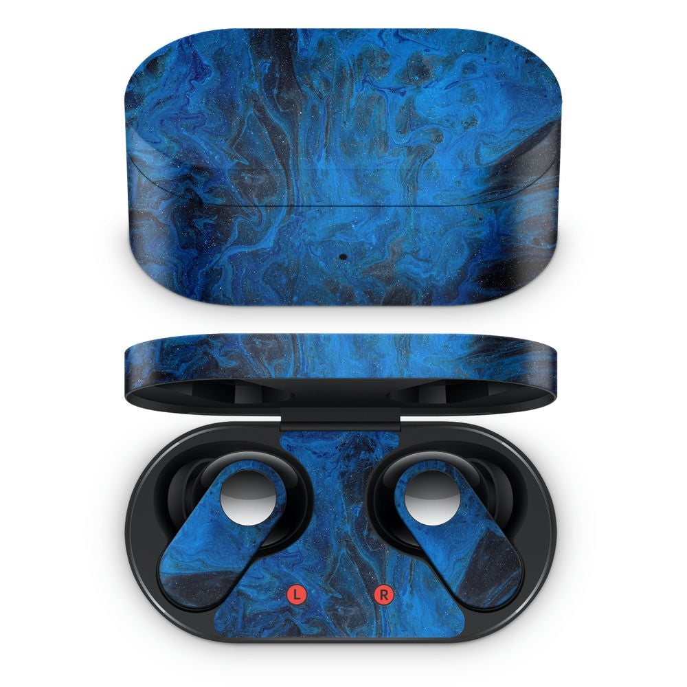 Enhance Your Oneplus Nord Buds with Blue Smoke on Black Earbud Skin ...