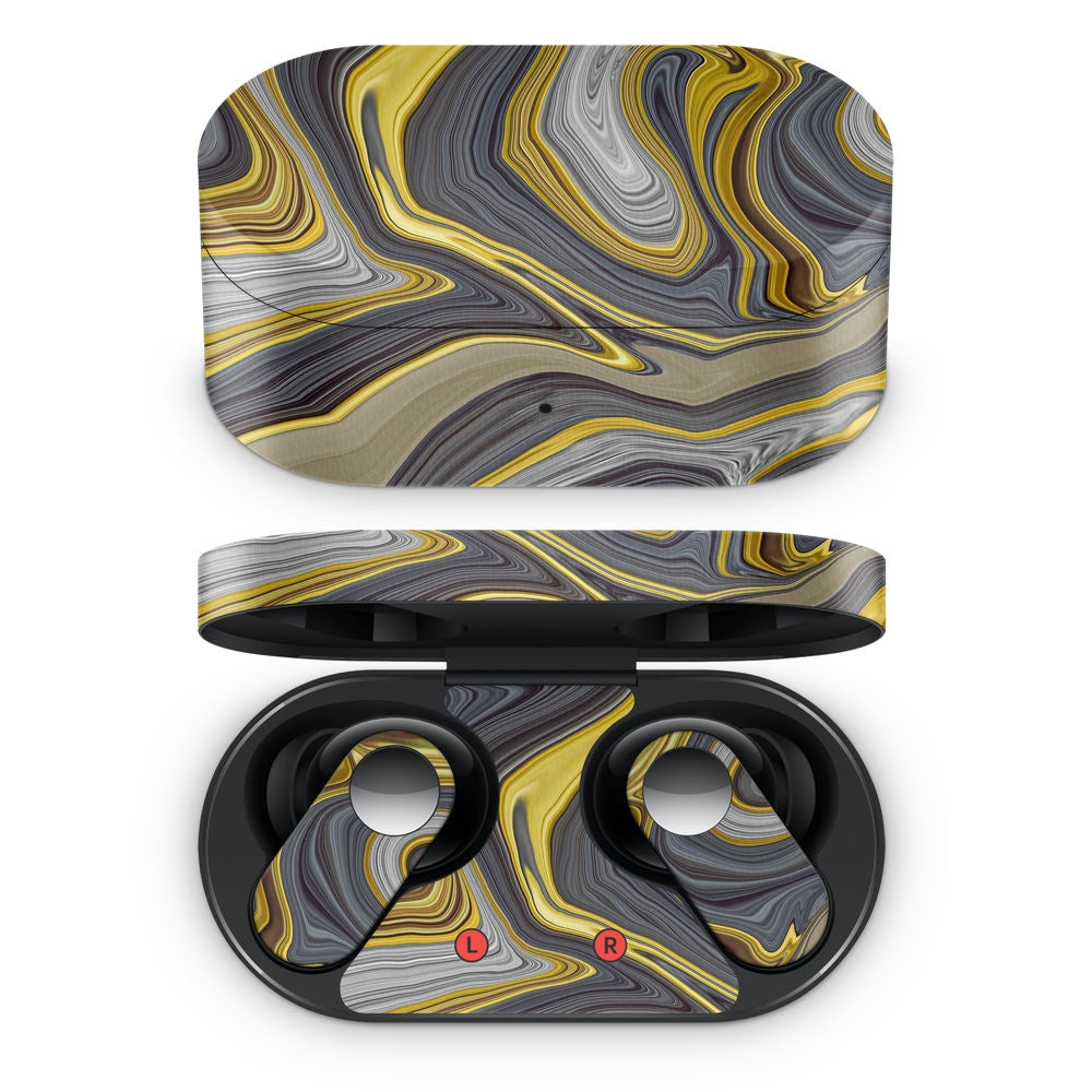 Enhance Your Oneplus Nord Buds with Golden Black Grey Mesh Art Earbud ...